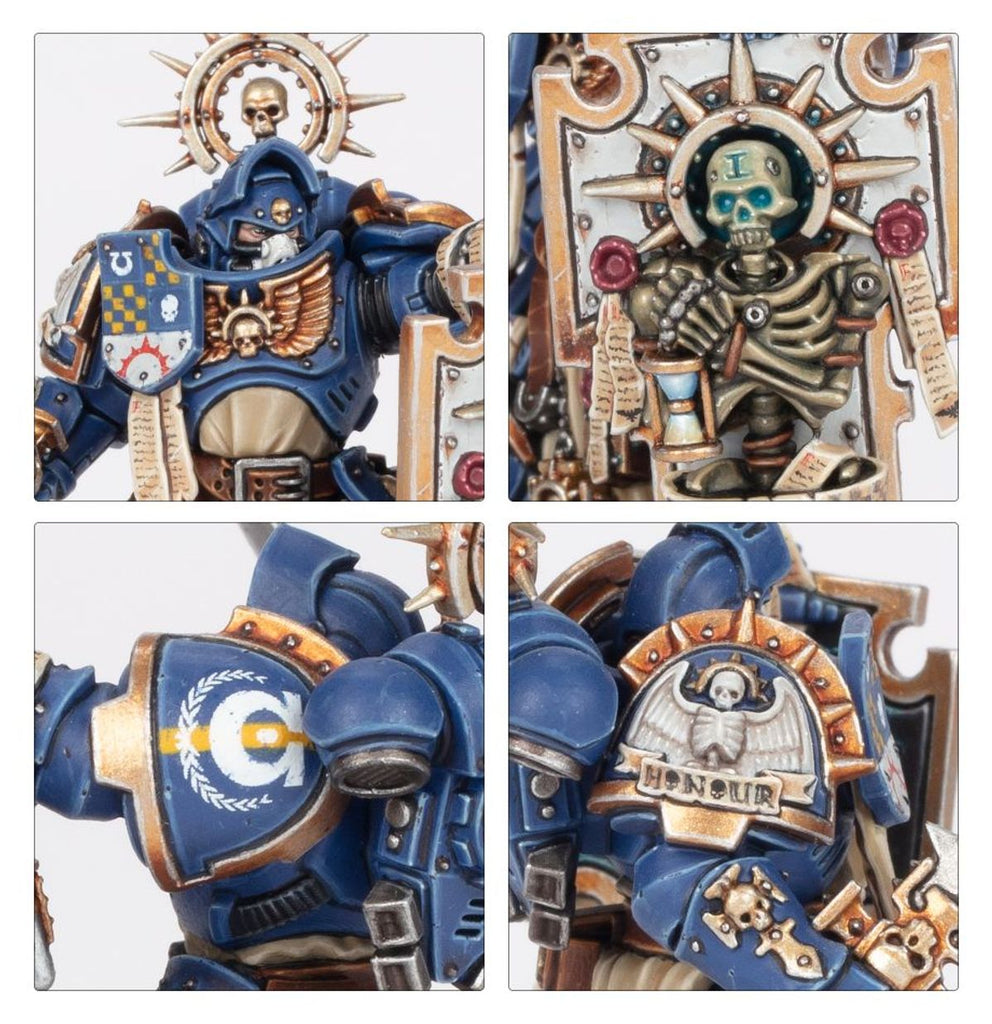 Space Marine captian with relic shield – Alpha Omega Hobby