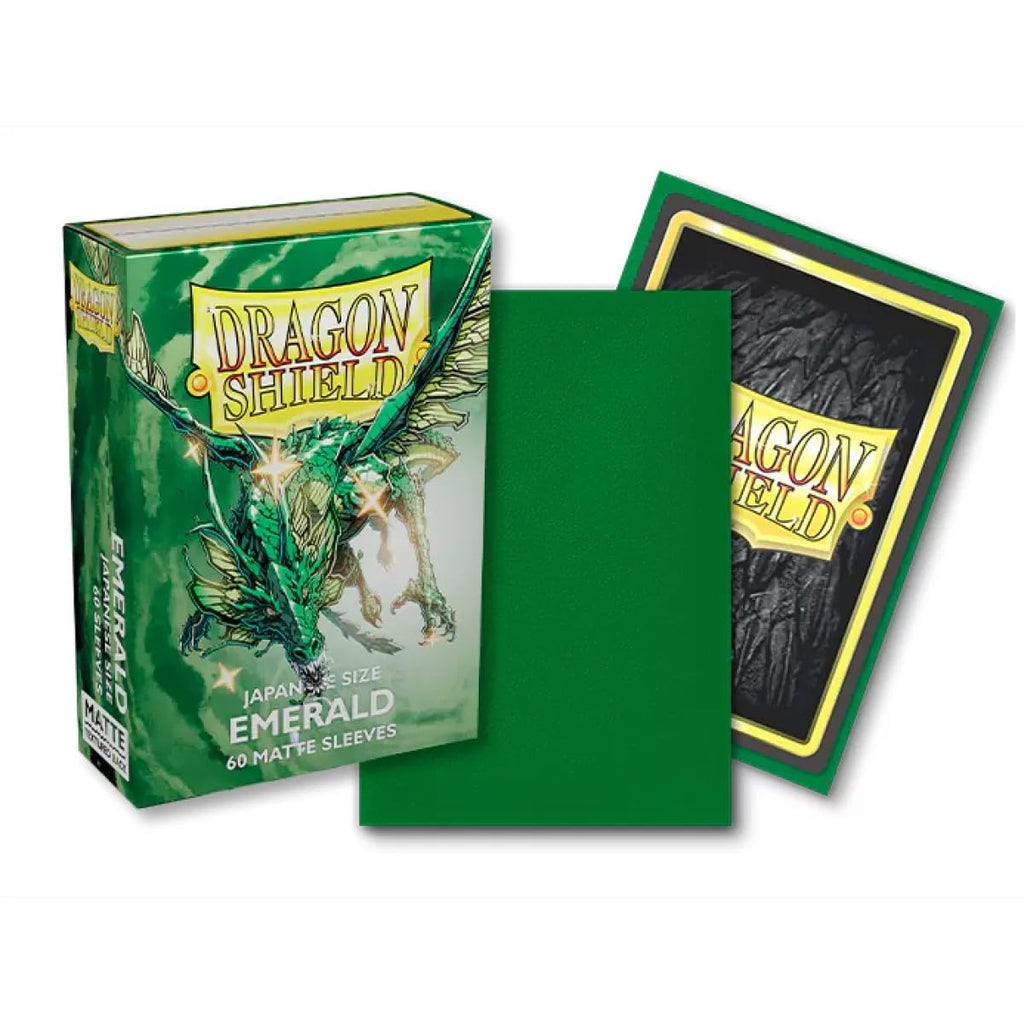 Dragon Shield: Emerald - matte (60 count Japanese size) – Alpha Omega Hobby