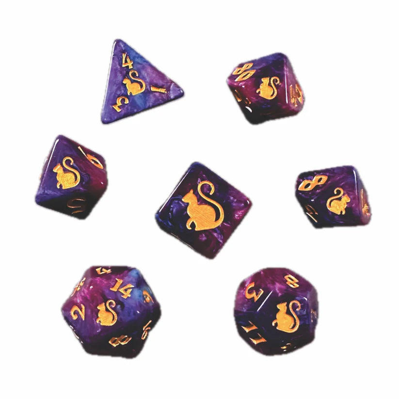 Fortuna Kitty Clacks Dice Set – Alpha Omega Hobby