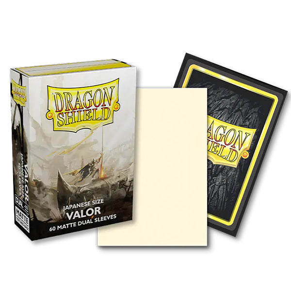 Dragon Shield: Valor - Dual Matte Sleeves (60 count Japanese size ...