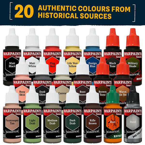 Warpaint : Fanatic Historical WWII - American Paint set – Alpha Omega Hobby