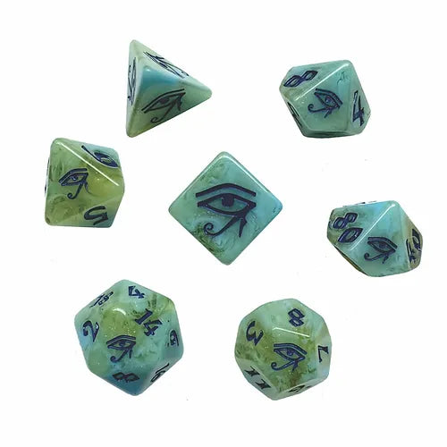 Eye of Horus Dice Set – Alpha Omega Hobby