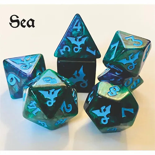 Sea Dragon Dice Set – Alpha Omega Hobby