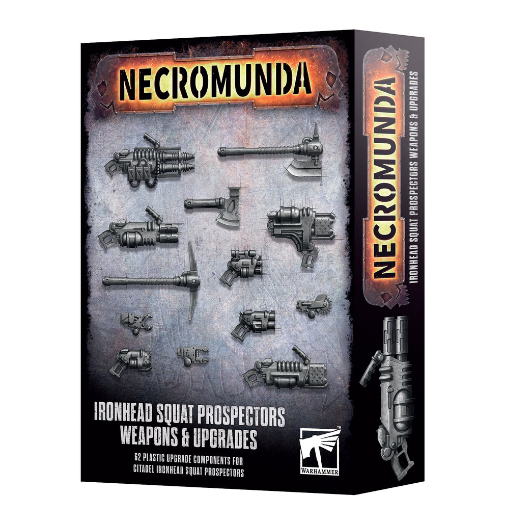 Ironhead Squat Prospectors weapons and upgrades – Alpha Omega Hobby