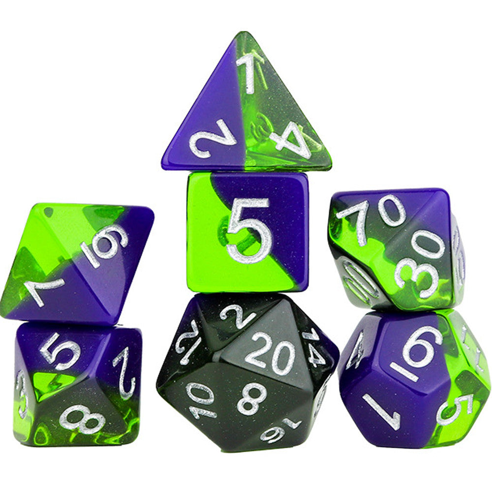 Sirius Dice Set - Sea Glass – Alpha Omega Hobby