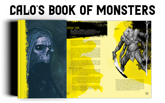 Mork Borg RPG : Calo's book of Monsters – Alpha Omega Hobby