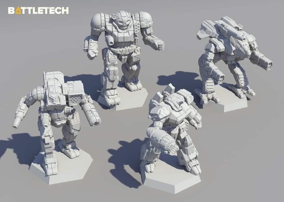 Battletech - Inner Sphere direct fire lance – Alpha Omega Hobby