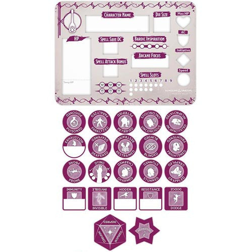 Dungeons & Dragons - Bard token set – Alpha Omega Hobby