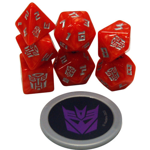 Transformers RPG: Dice Set (8) – Alpha Omega Hobby