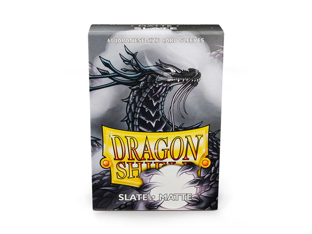 Dragon Shield: Slate - matte (60 count Japanese size) – Alpha Omega Hobby
