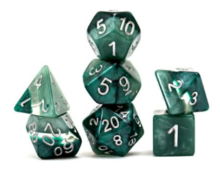 Supernova; Adamantine 7 dice set – Alpha Omega Hobby