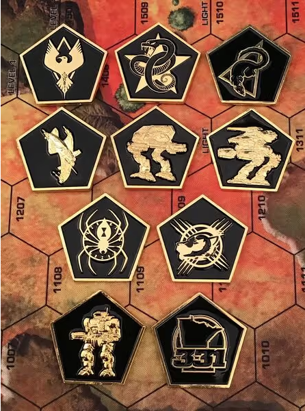 BattleTech : challenge coin (30 options) – Alpha Omega Hobby