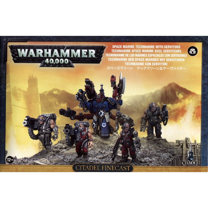 Space Marine Techmarine with Servitors – Alpha Omega Hobby